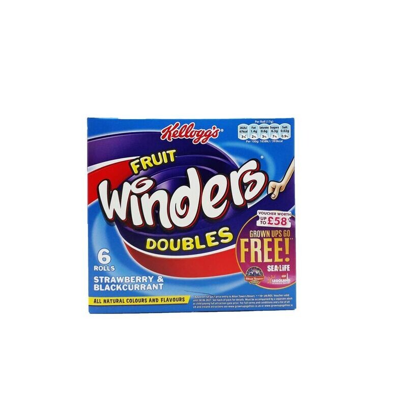 Kellogg's Fruit Winders Strawberry Black Currant 102g