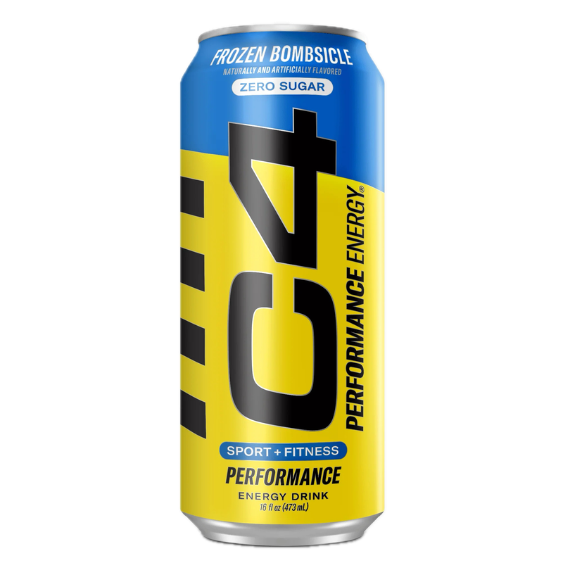 C4 Frozen Bombsicle Energy Drink - Imported Sugar-Free Pre-Workout