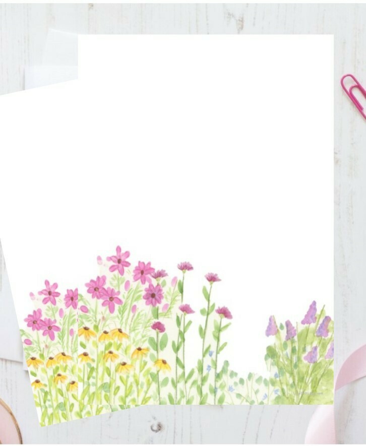 Printable Garden Stationery Designs