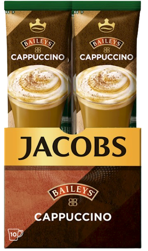 Jacobs Bailey's Cappucccino 3 in 1 Instant Coffee Packets (10 count) 5. ...