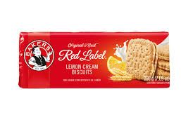 Bakers Red Label Lemon Cream Biscuits 7 oz (200g)