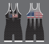 Iowa Hawkeye Pattern Mesh Back Wrestling Singlet