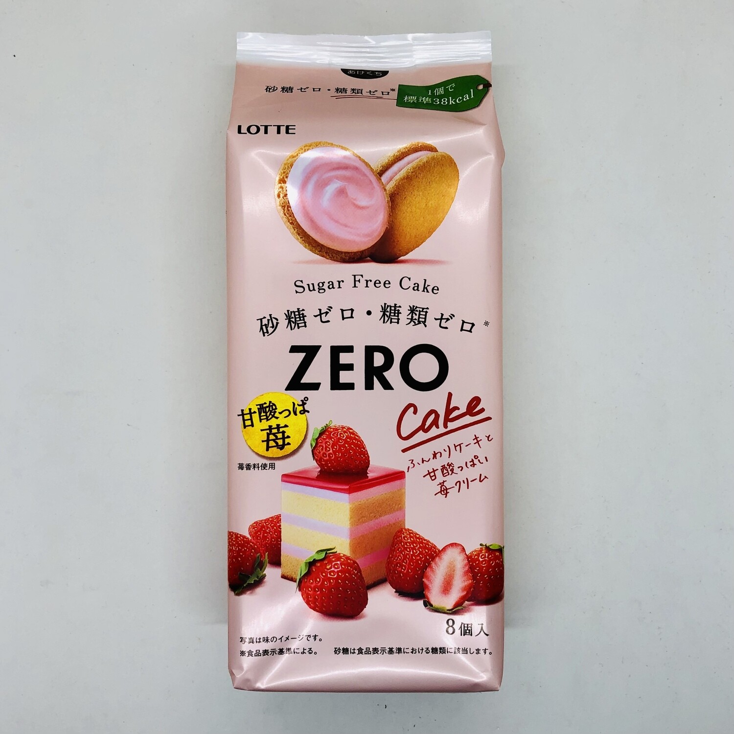 Lotte Zero Cake Strawberry