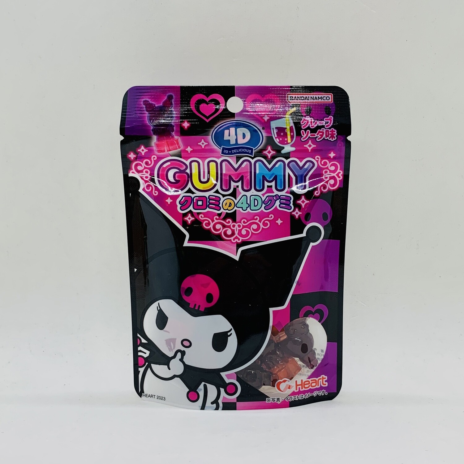 Heart 4D Gummy Kuromi