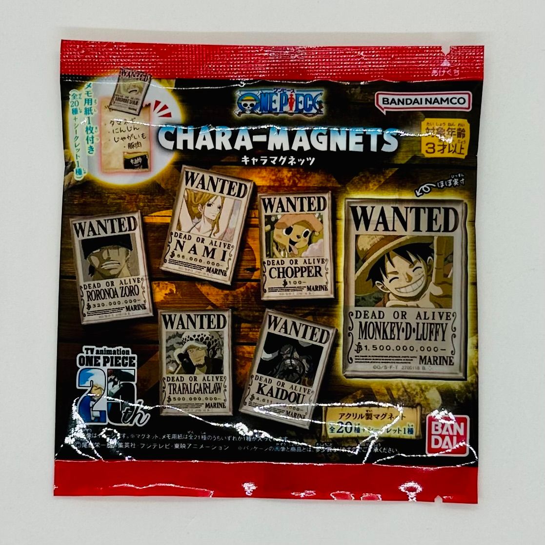 Bandai One Piece Chara Magnet