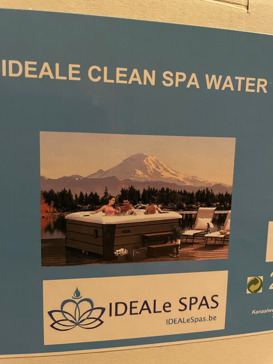 IDEALE CLEAN SPA WATER ONDERHOUD PAKKET 4 LITER VOOR JACUZZI SPA ZONDER ...