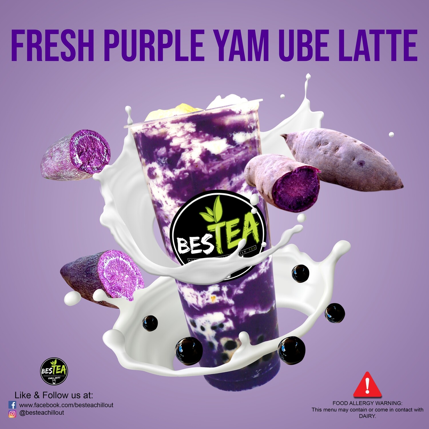 Fresh Purple Yam Ube Series