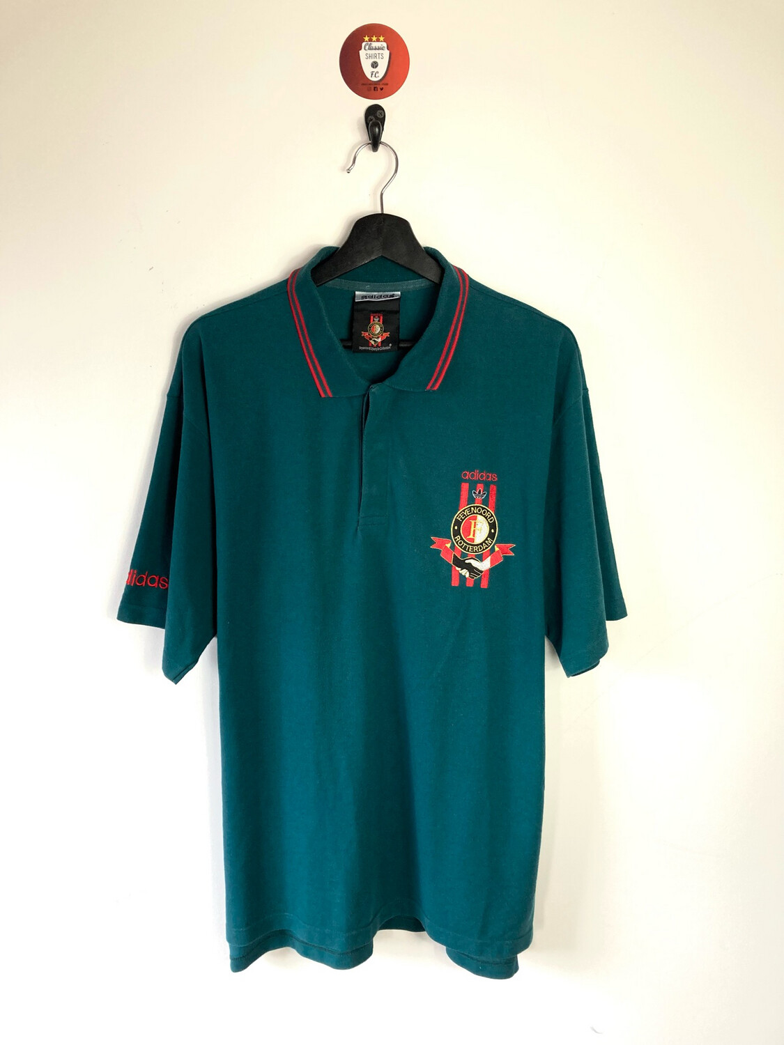 Feyenoord Adidas 1990's Polo Shirt