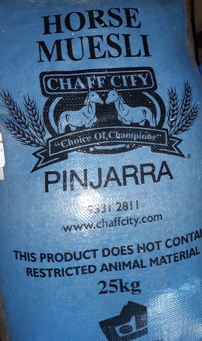 Chaff City Horse Muesli (Blue Bag), 25kg - Shop - Cowaramup Agencies