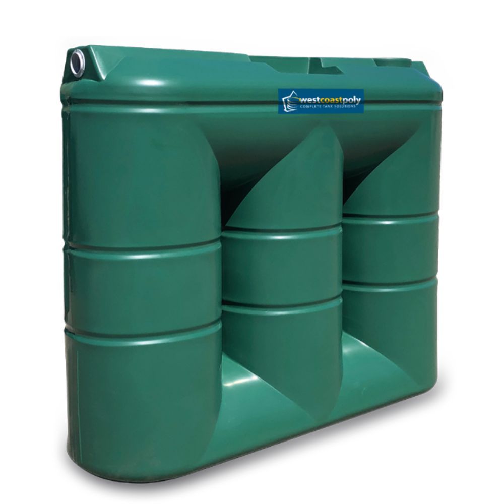 West Coast Poly 3,000L Terrace Slimline Tank | Space-Saving Water ...