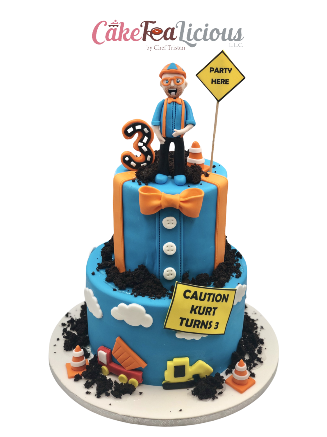 Blippi Cake