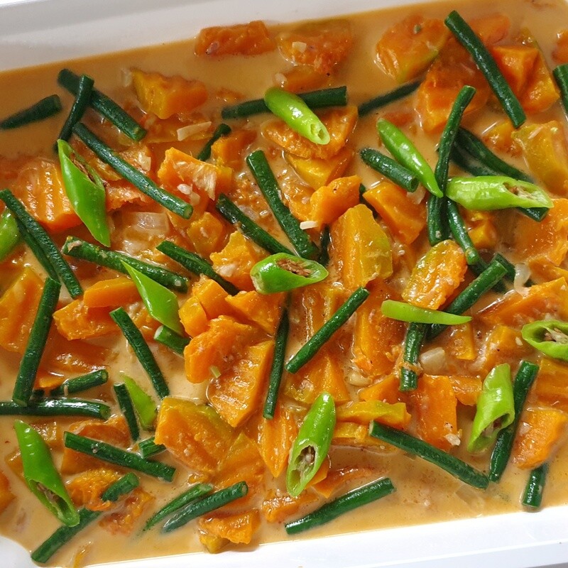 Ginataang Sitaw at Kalabasa