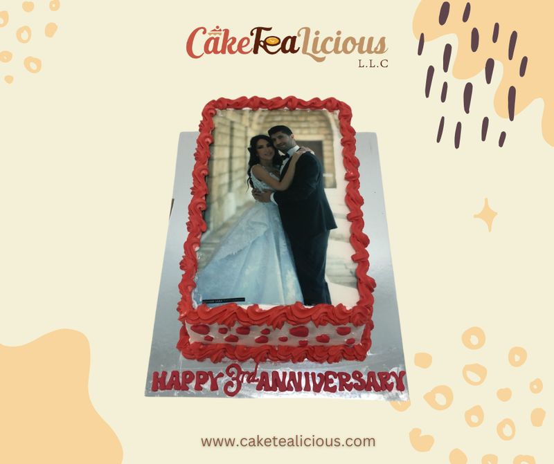 Rectangle Photo Cake 6