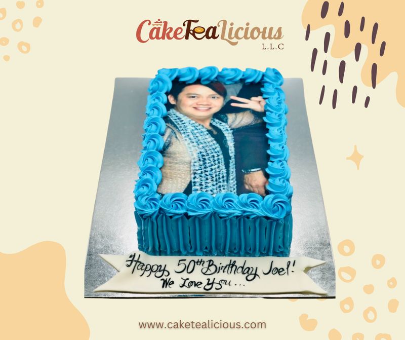 Rectangle Photo Cake 05