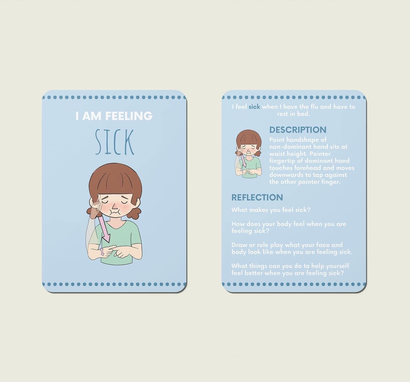 My Zones of Feelings Flash Cards - Auslan Edition