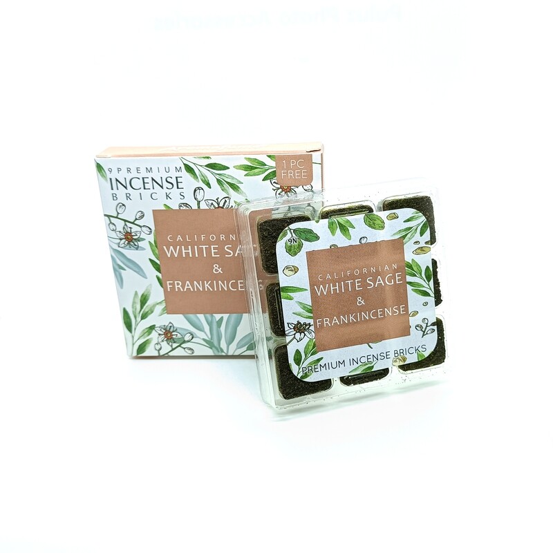 White Sage and Frankincense - Aromafume Incense Bricks