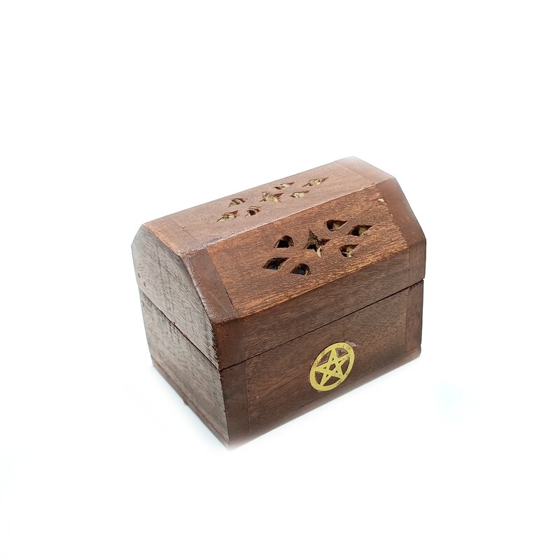 Wooden Incense Cone Box