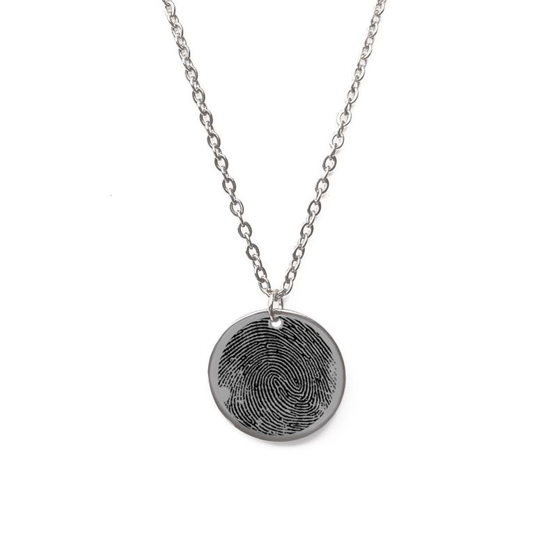 Personalised Engraved Fingerprint Necklace