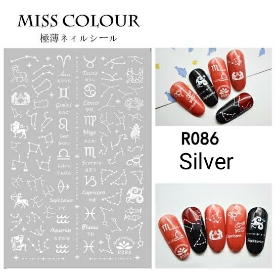 Miss Colour Nail Stickers - R086