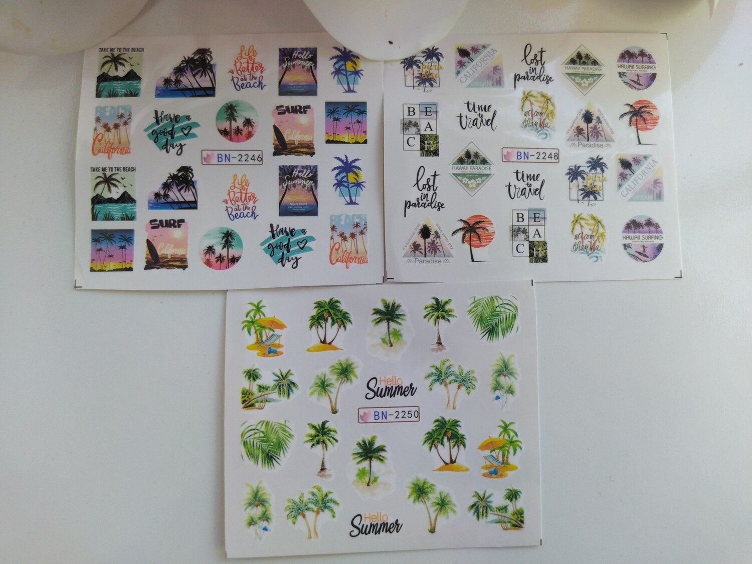 Water Decals 3 pack - BN-2246