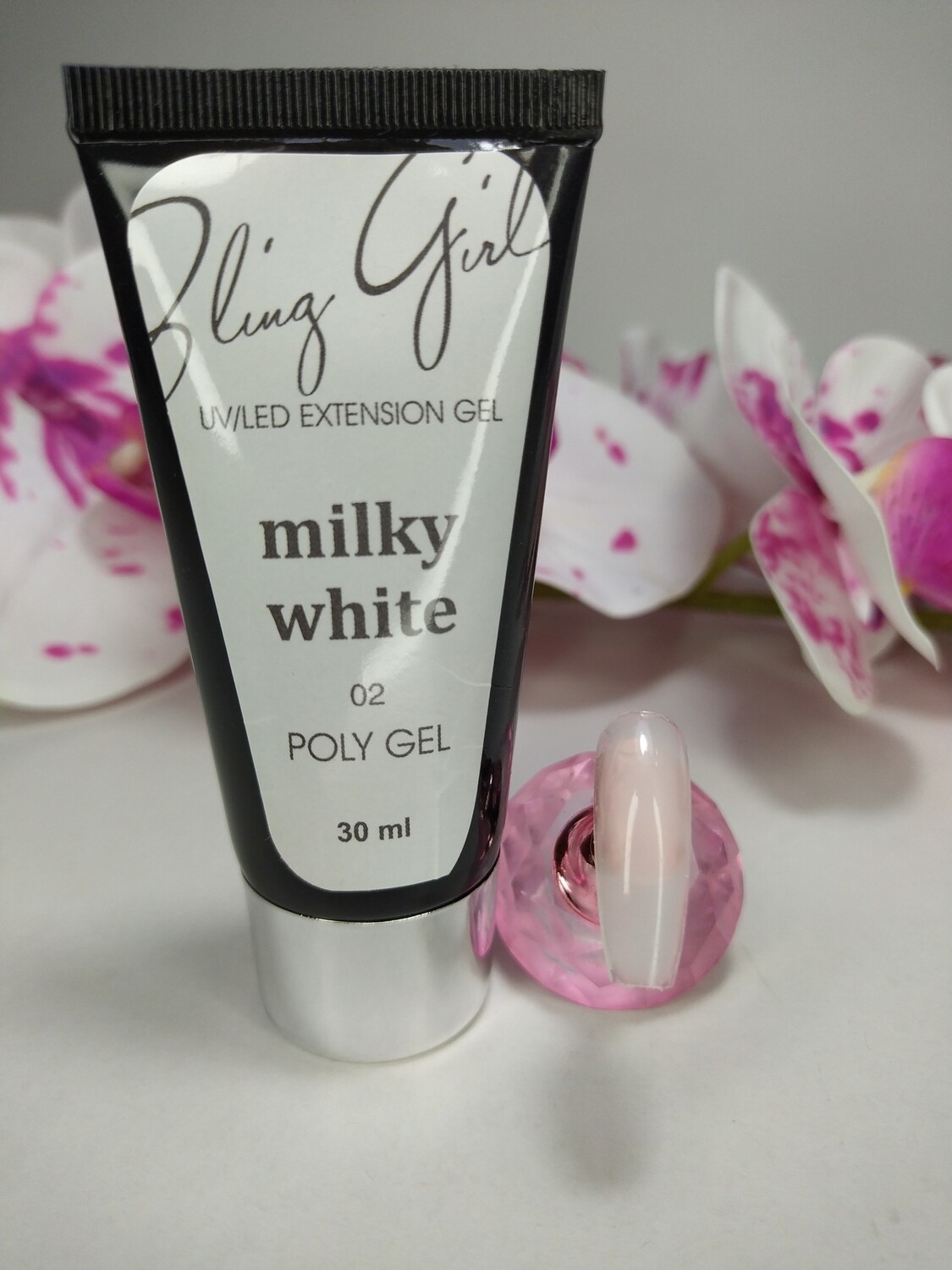 Bling Girl Polygel 30ml - 02 Milky White