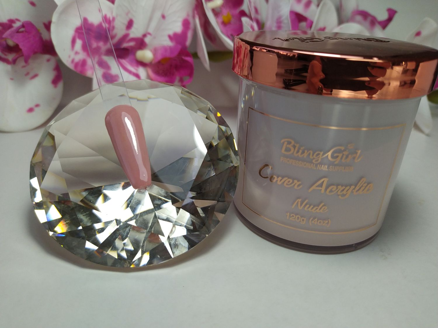 Bling Girl Cover Acrylic 120g - Nude