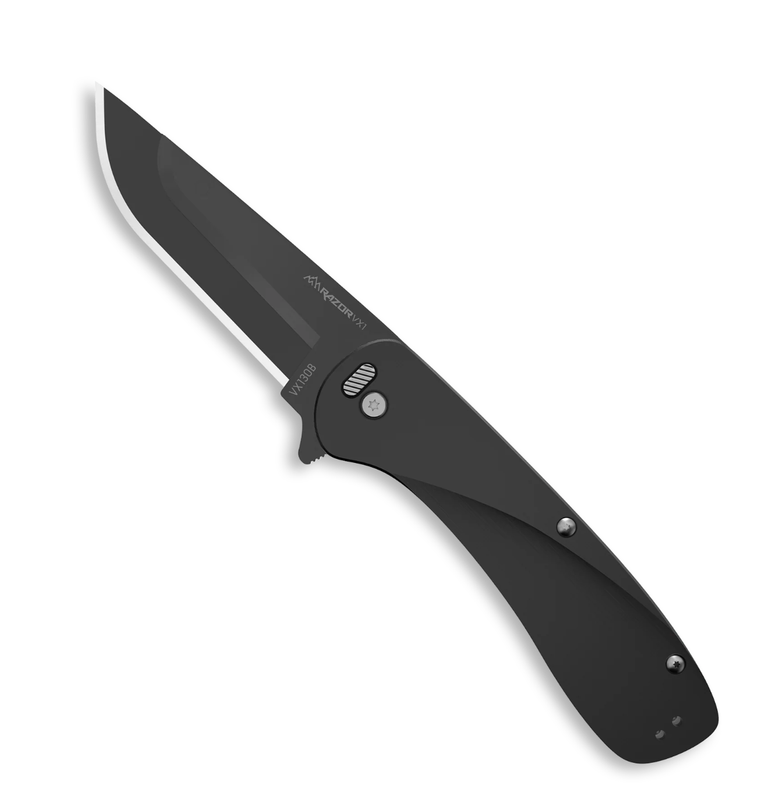Outdoor Edge Razor VX1 3.0" Carry Knife Black | Pro-Outdoor