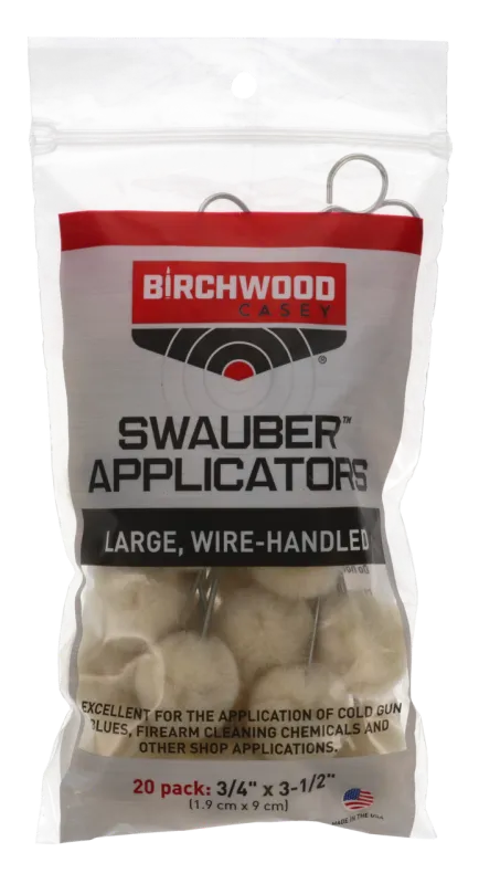 Birchwood Casey Swauber Applicators 20Pack | Pro-Outdoor
