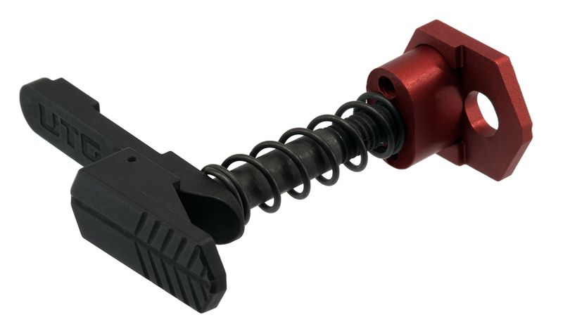 UTG AR15 Ambidextrous Magazine Release, Matte Red | Pro-Outdoor