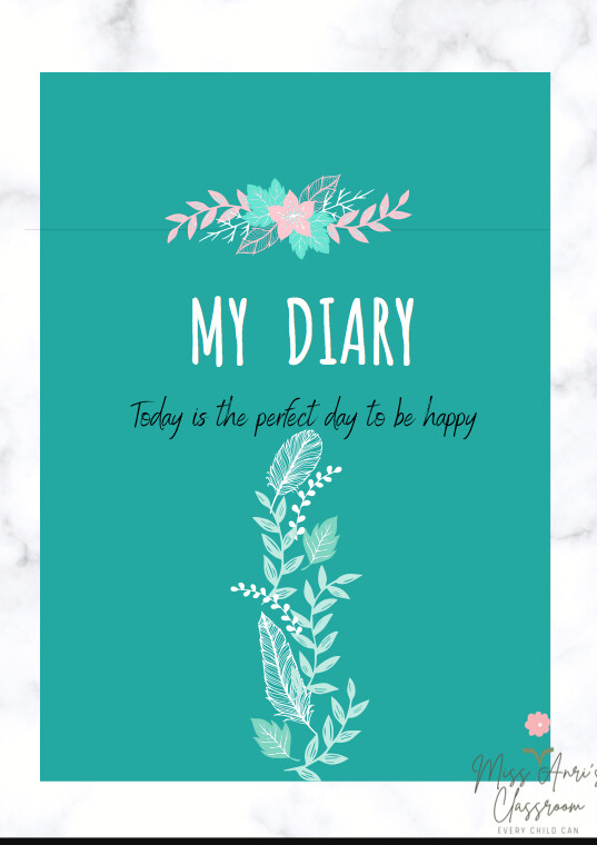 Printable Diary for learners