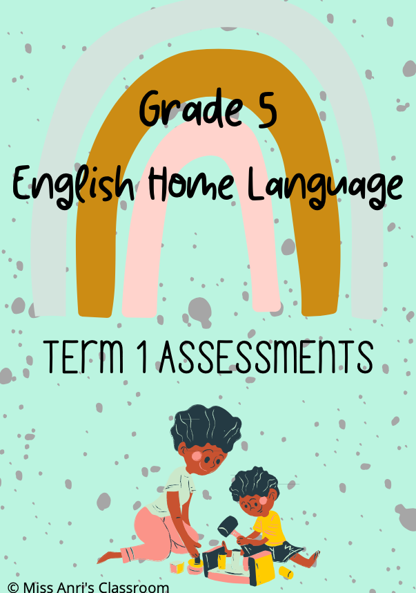 Grade 5 English HL term 1 assessments