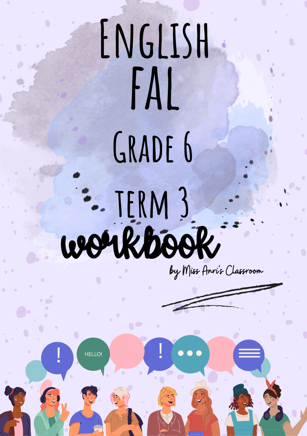 Grade 6 English First Additional Language term 3 booklet (2022)