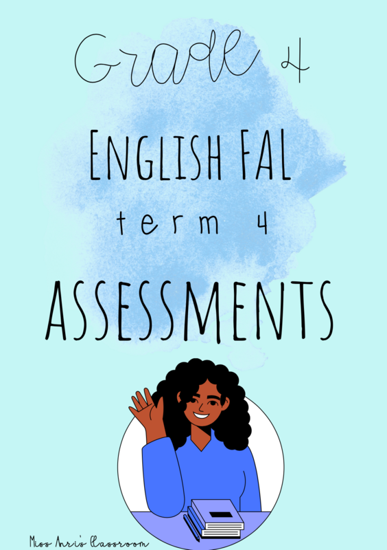 Grade 4 English First Additional Language term 4 assessments (2022)