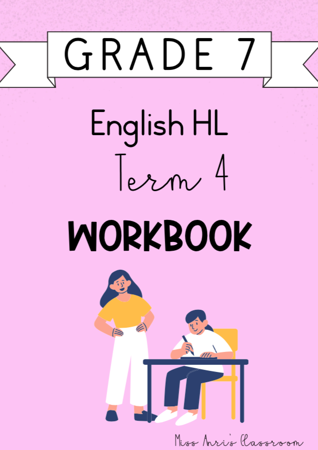 Grade 7 English Home Language Term 4 Workbook