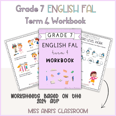 Grade 7 English FAL Term 4 Bundle (#2024)