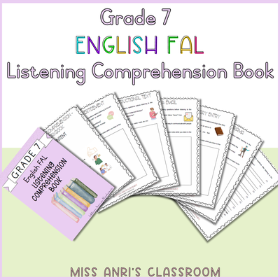 Grade 7 English FAL Term 4 Bundle (#2024)