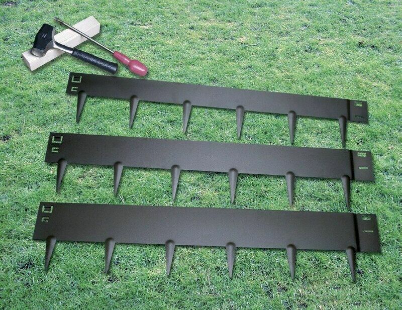 Classic Galvanised & Powder Coated Steel Garden Edging