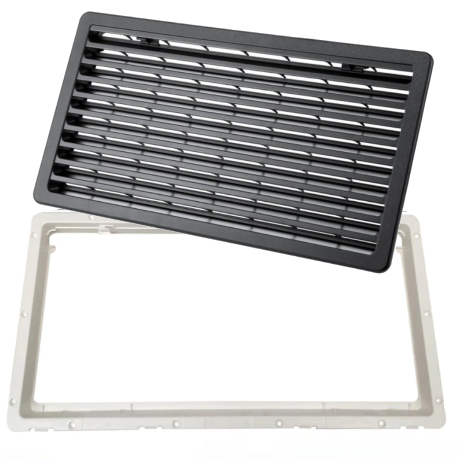 THETFORD Fridge Vent Dark Grey with Frame 690681