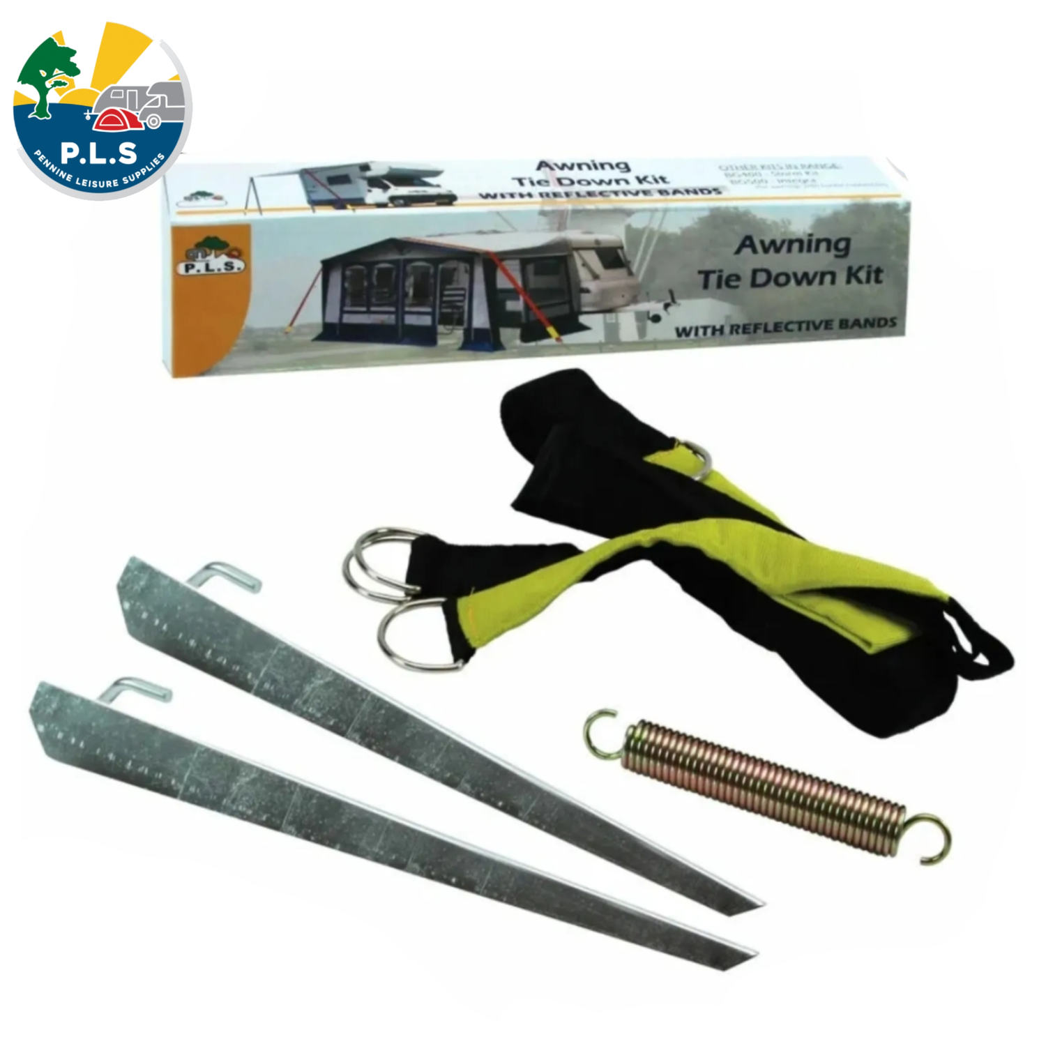 Awning Tie Down Kit Storm Strap Over The Top Caravan Motorhome Camping Tent