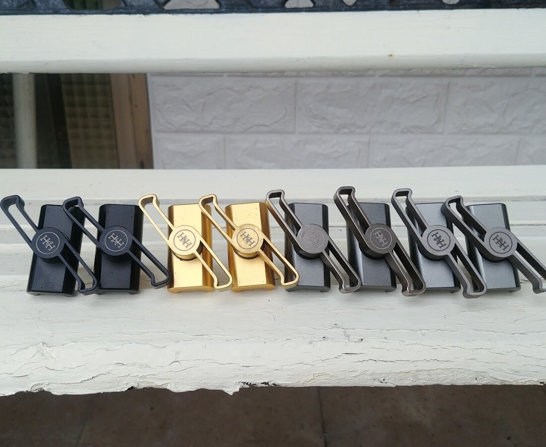 27g Titanium Hinge Levers Aluminum Clamps Set / No Spring for Brompton ...