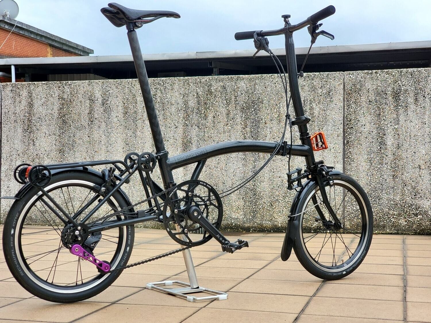 Brompton Lightweight Xtensioner CNC Machined 25% Gear Range Expansion (H&H)