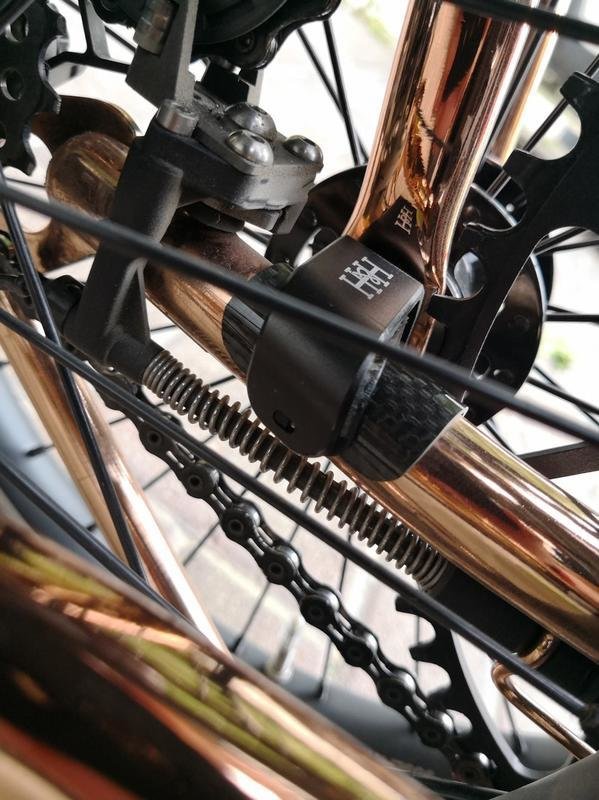 Rear Triangle Carbon/Titanium Rear Frame Stay Axle Hook Protector