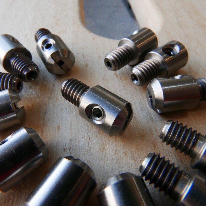 Brompton Titanium Barrel Nut for 2/6 speed derailleur cable (MiniMODs)