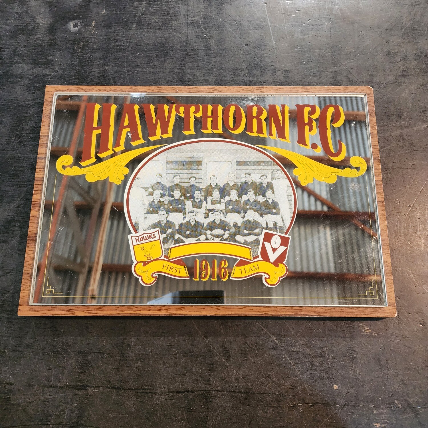 HAWTHORN FOOTBALL CLUB VFL/AFL VINTAGE MIRROR - Store - The Funky ...
