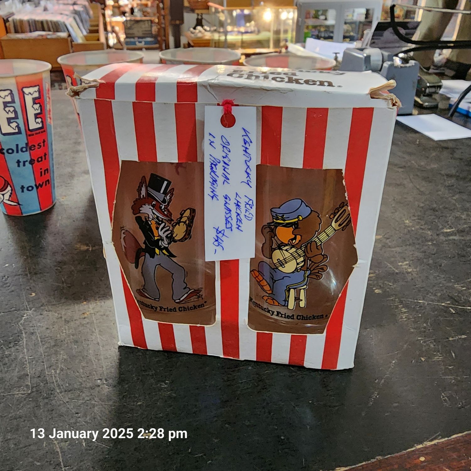 KENTUCKY FRIED CHICKEN ORIGINAL GLASS SET - Store - The Funky Pickers ...