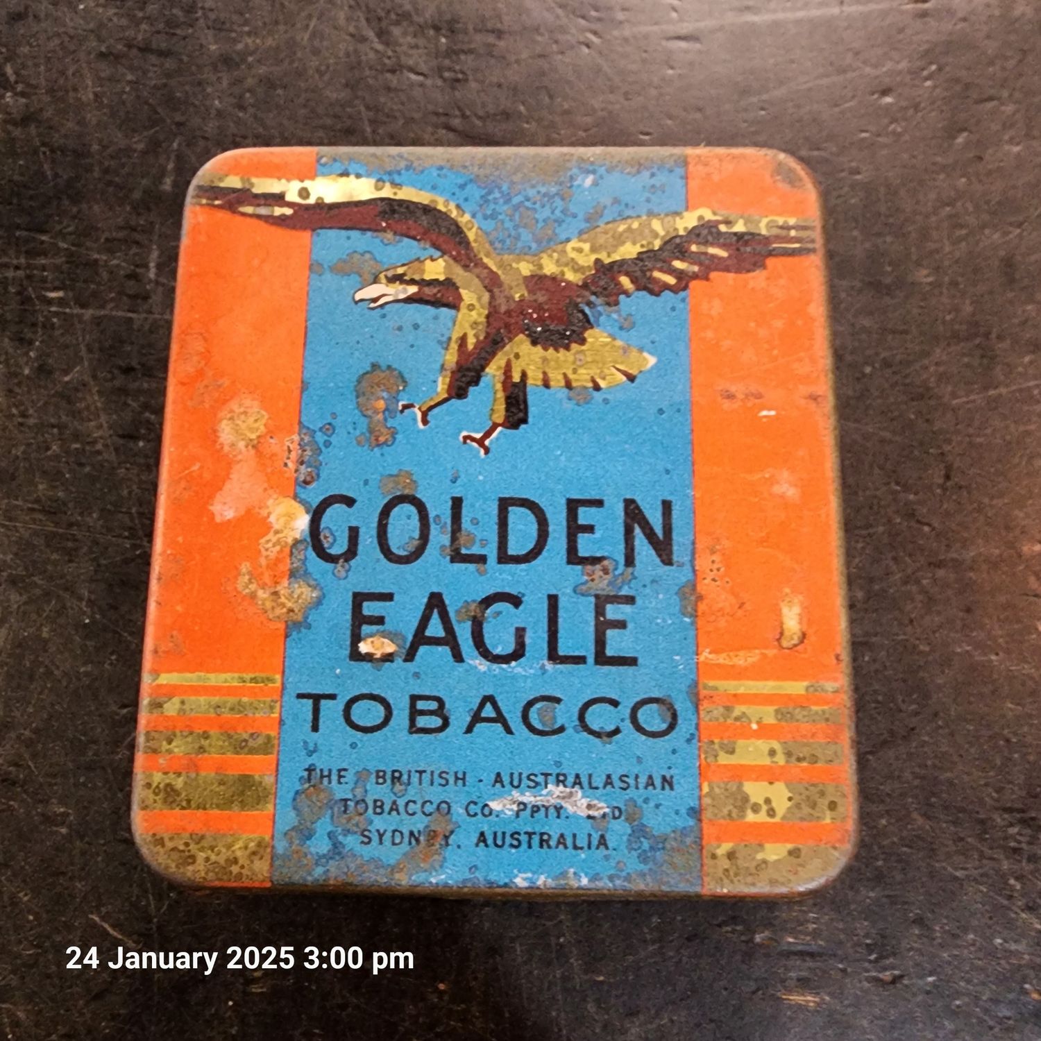 GOLDEN EAGLE TOBACCO TIN - Store - The Funky Pickers Shed Vinyl ...