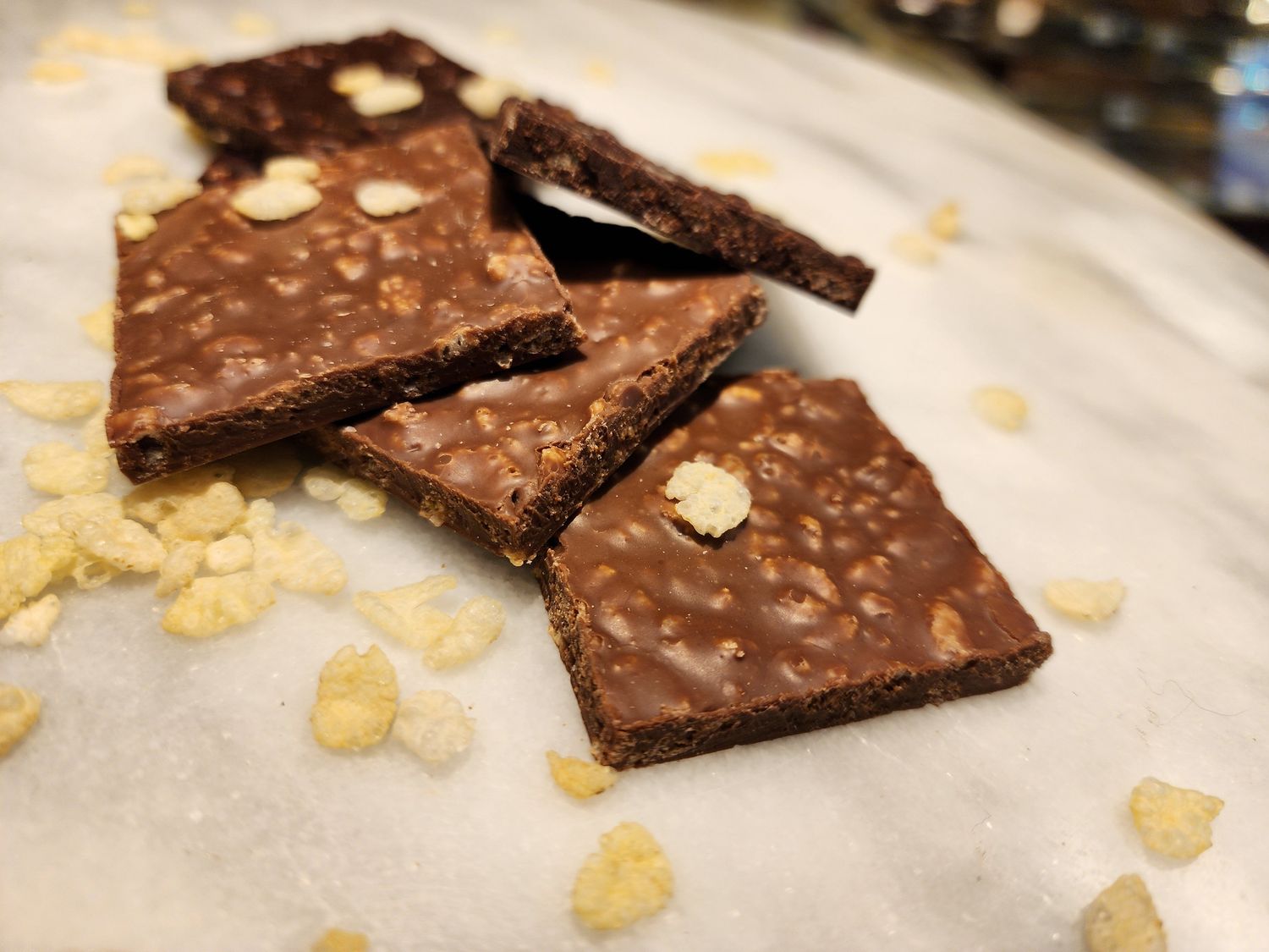 Crisped Rice Bark - Chocolate Dipped Fruit - Exquisite Chocolates Since ...