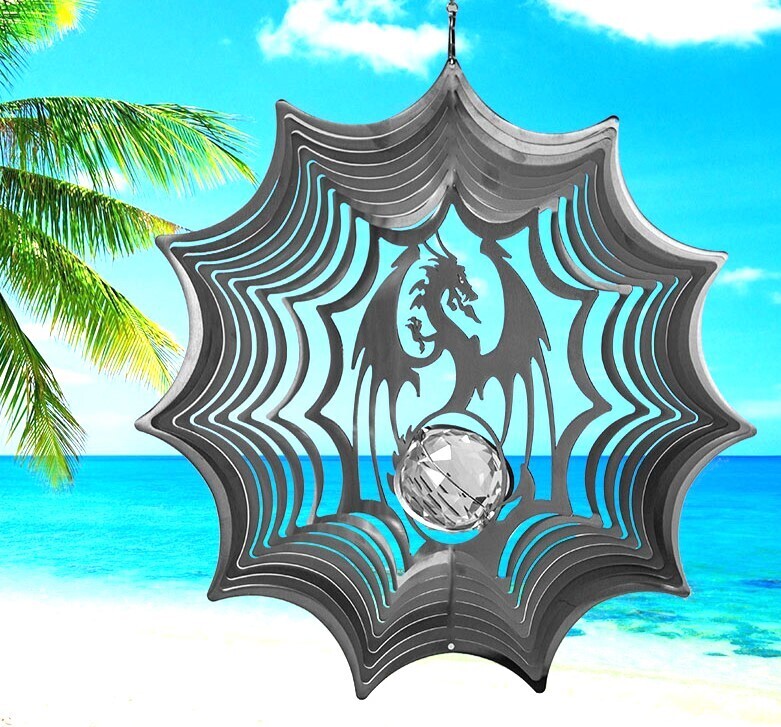 Aussie Spinners - Designer Contempo Collection - Crystal Mandala 30cm ...