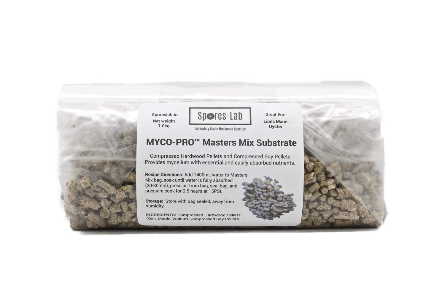 Masters Mix Gourmet Mushroom Substrate | Spores Lab