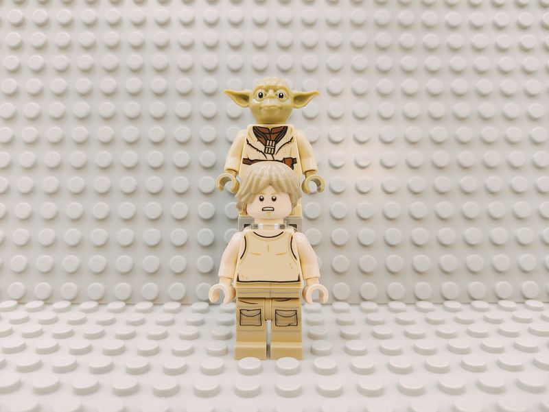 Lego Star Wars Minifigur Luke Skywalker + Yoda